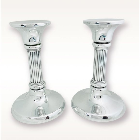 Tiffany & Co. | Accents | Tiffany Co Candlesticks Pair In Sterling ...